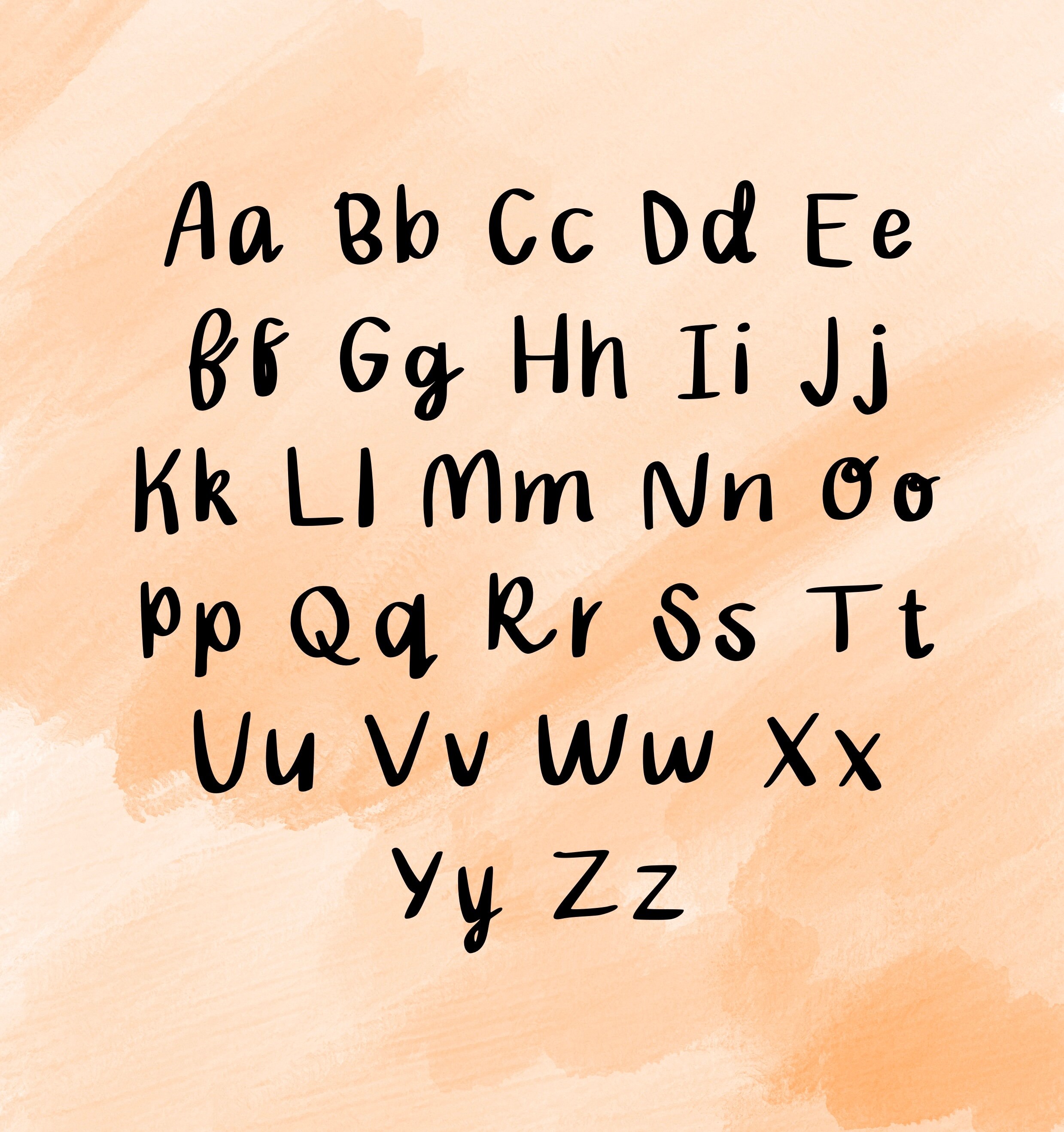 Emily Regular Font Hand Lettering Font Procreate L Font Cricut Font ...