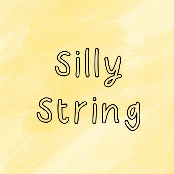 Silly String - Etsy