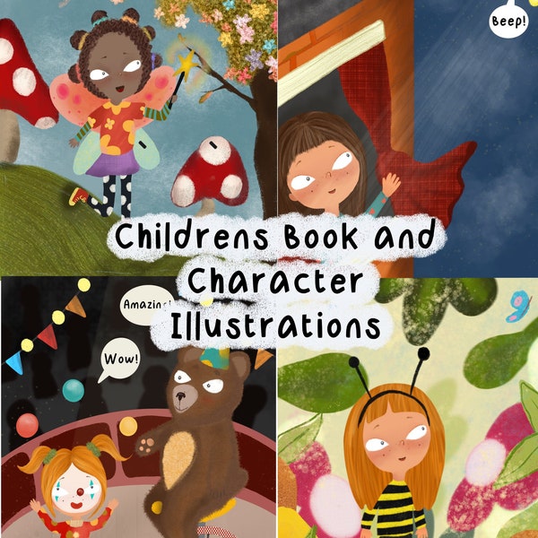 Childrens Book Character Portrait - Etsy
