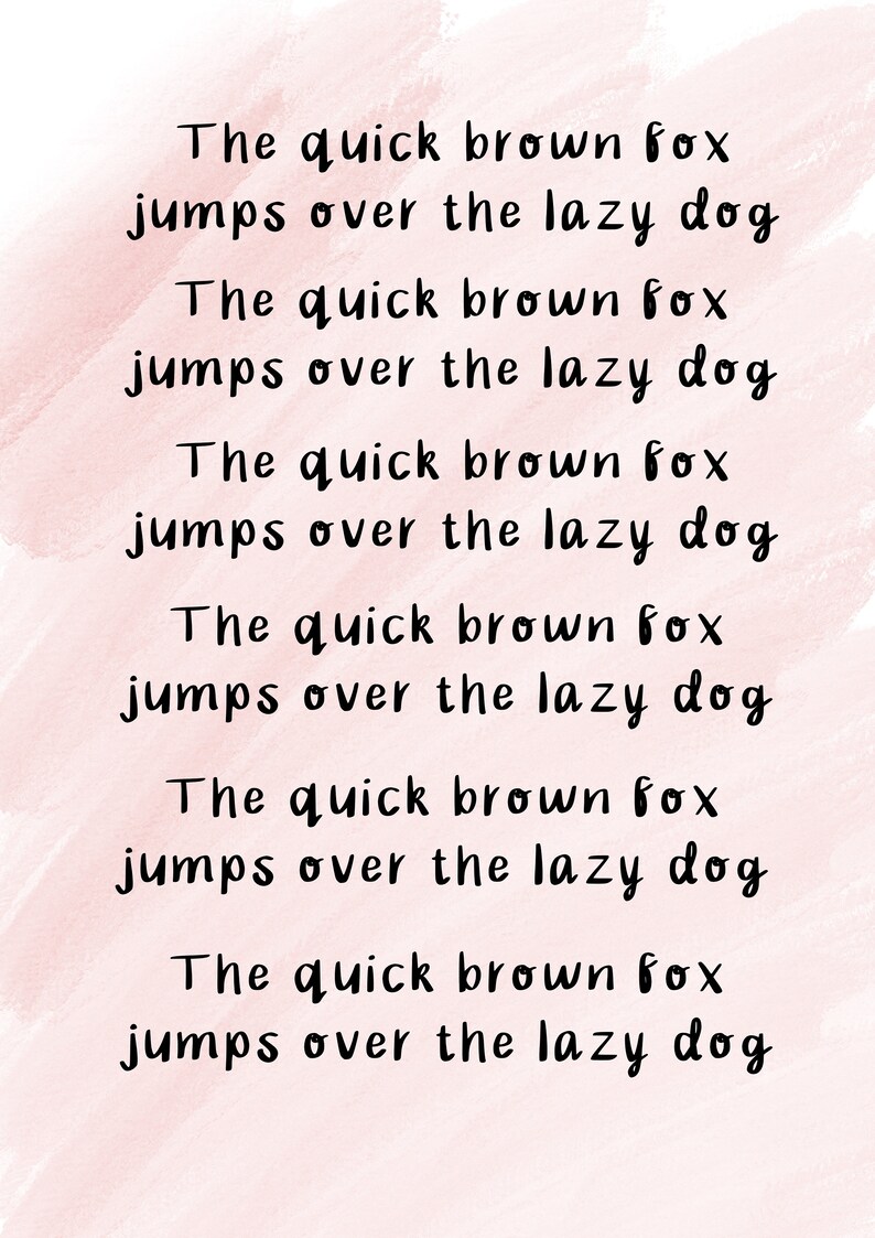 Emily Regular Font Hand Lettering Font Procreate L Font Cricut Font ...