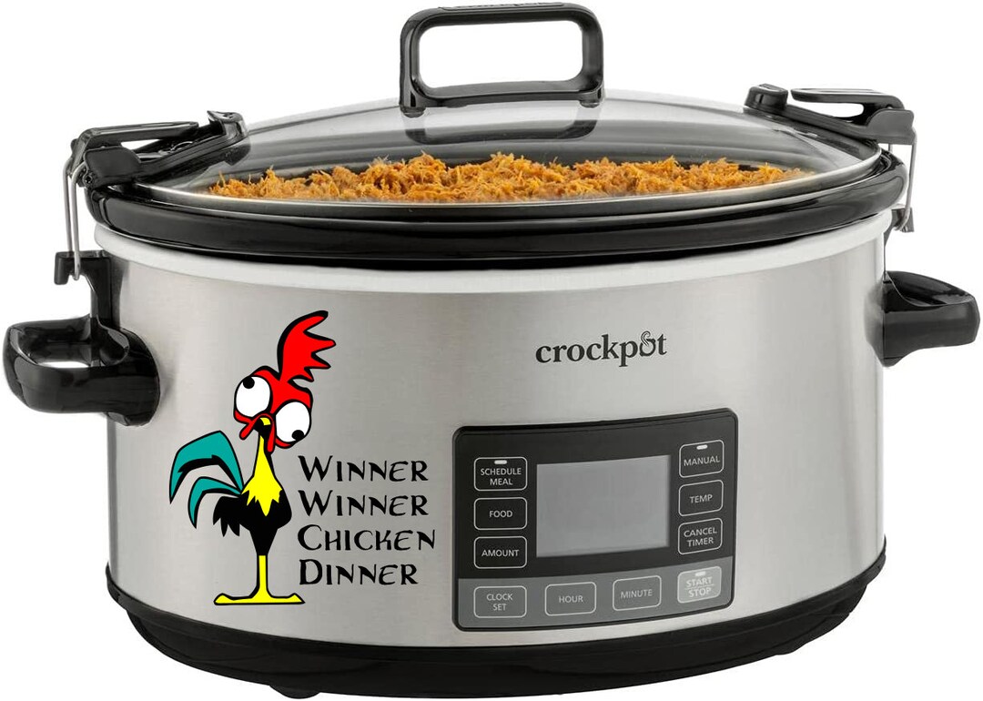 Instant Pot Crock Pot Chicken Dinner Vinyl Decal Sticker - Chicken ...