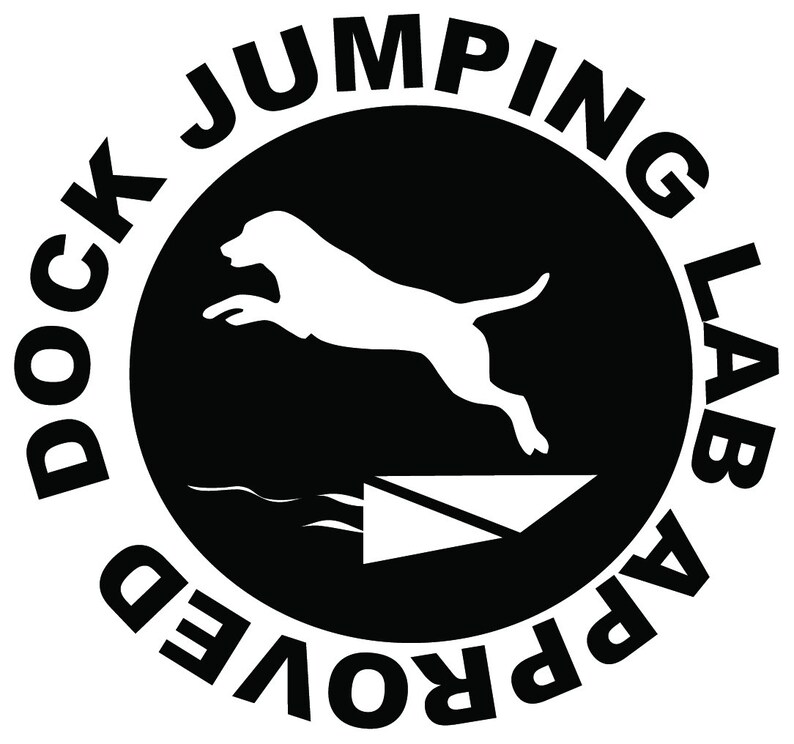 Pet Dock Diving Jumping Lab Approved Vinyl Decal Sticker - Etsy
