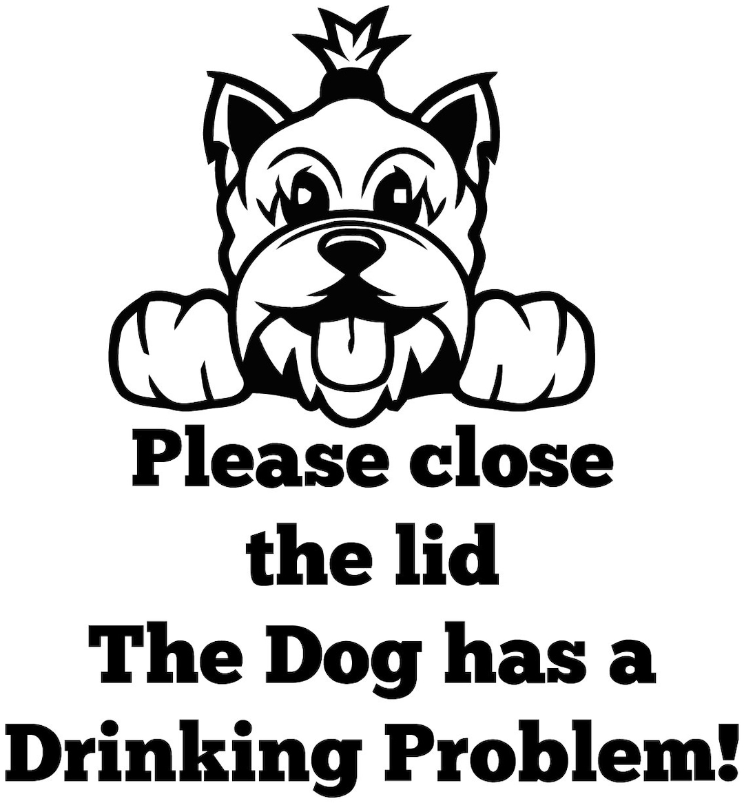 Yorkshire Terrier Toilet Vinyl Decal Sticker - Etsy