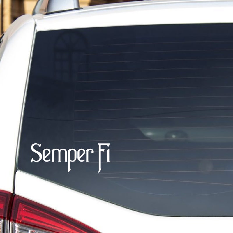 Semper Fi Decal - Etsy