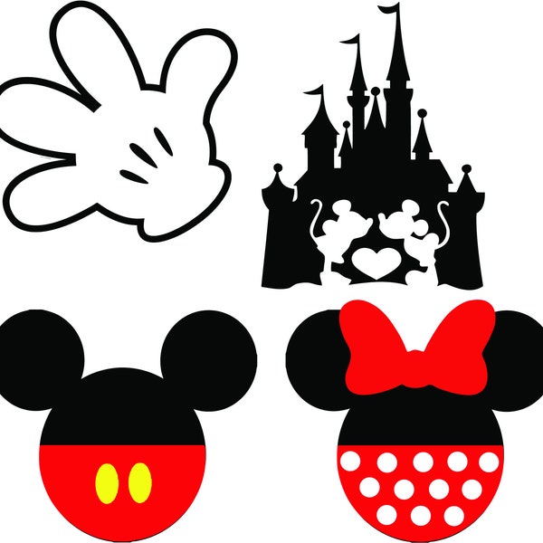 Mickey Christmas Svg - Etsy