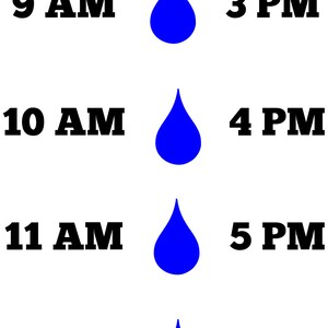 Water Bottle Tracker High Quality H20 Vinyl Decal Sticker - Etsy