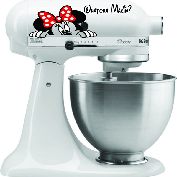 Mickey Mouse Mixer Decal - Etsy