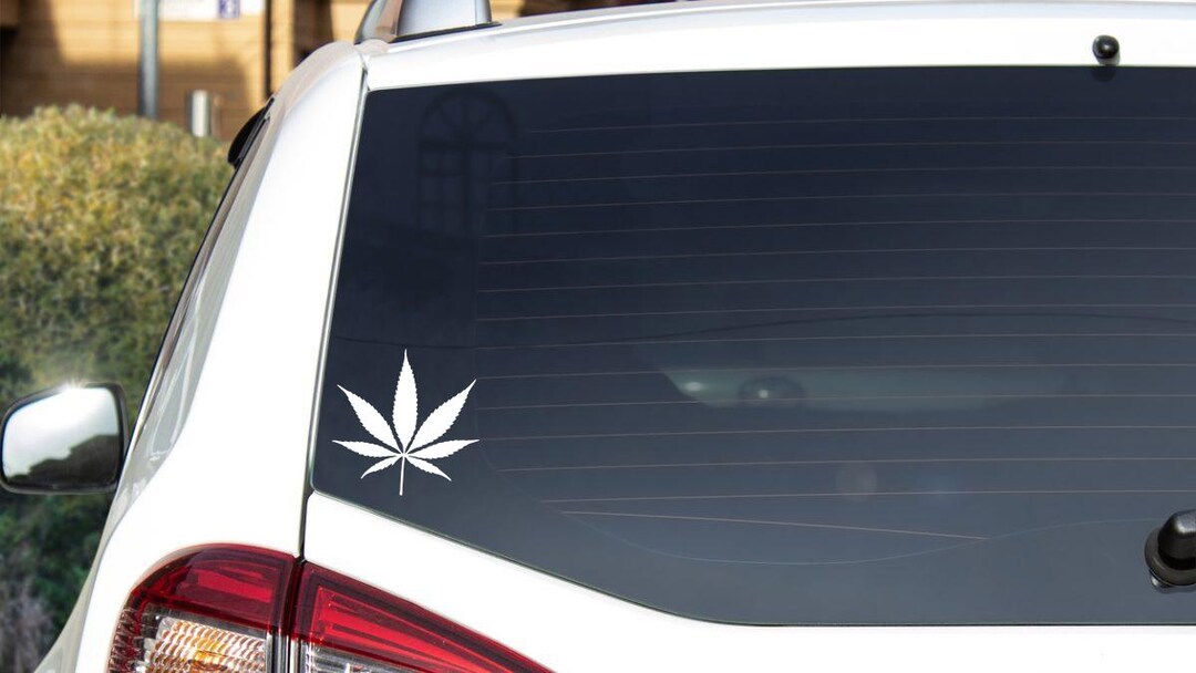 Cannabis Marijuana Vinyl Decal Sticker - Leaf - Etsy