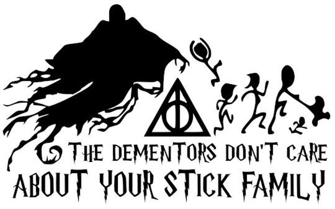 Magic Inspired Vinyl Decal Sticker - the Dementors Don't Care About ...