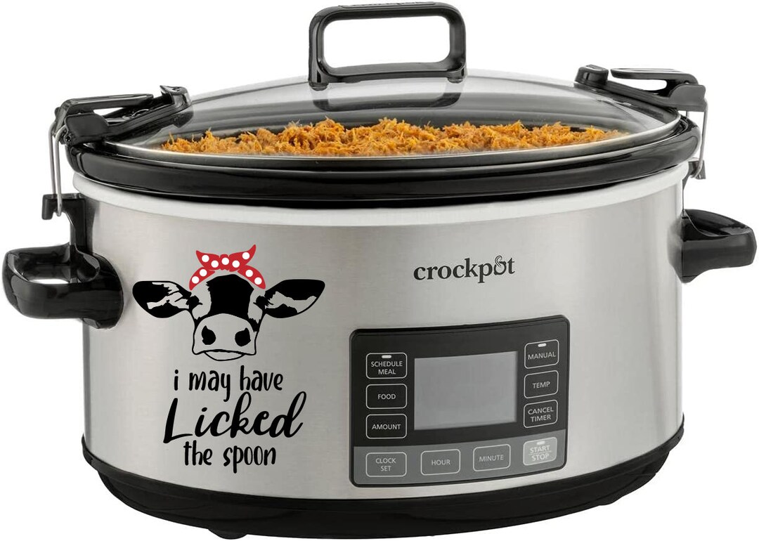 Instant Pot Crock Pot Vinyl Decal Sticker - I May Have Licked the Spoon ...