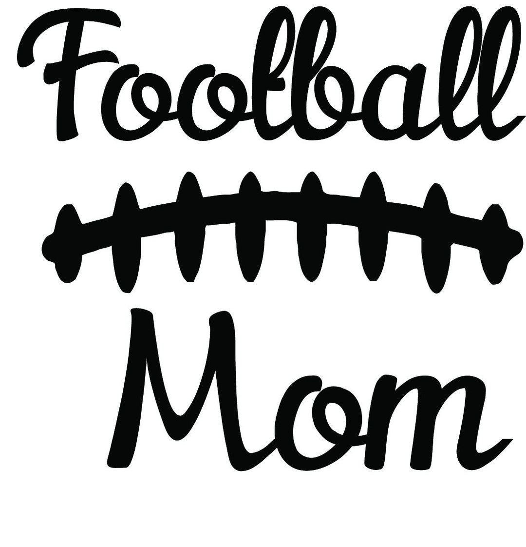 Football Mom Decal Sticker - Etsy