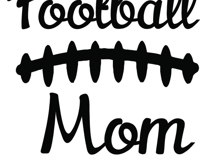 Football Mom Decal Sticker - Etsy