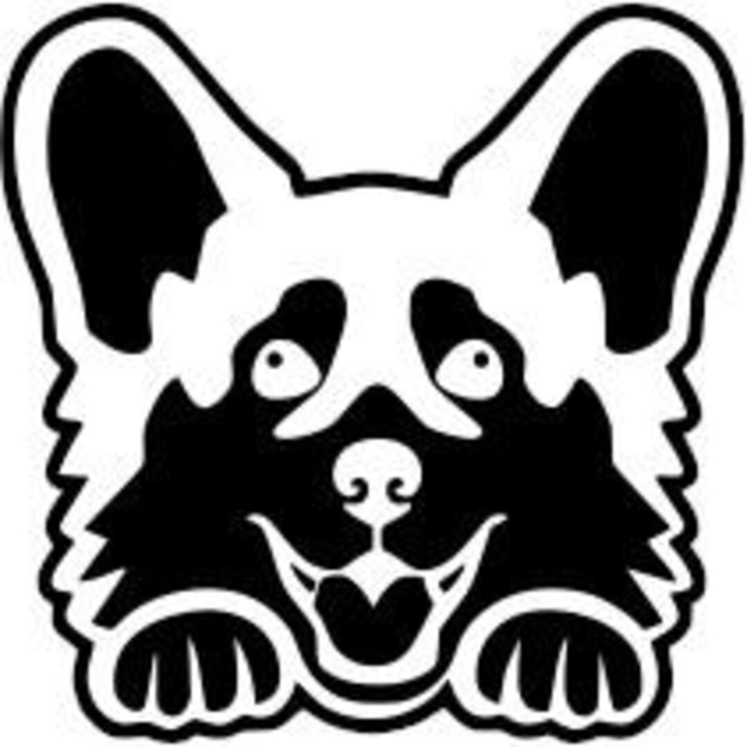 Cardigan Welsh Corgi Personalized Peeking Vinyl Decal Sticker - Etsy
