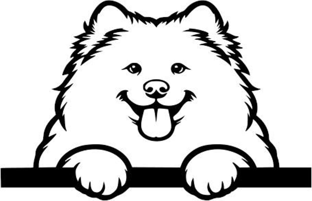 Chow Personalized Peeking Vinyl Decal Sticker - Etsy