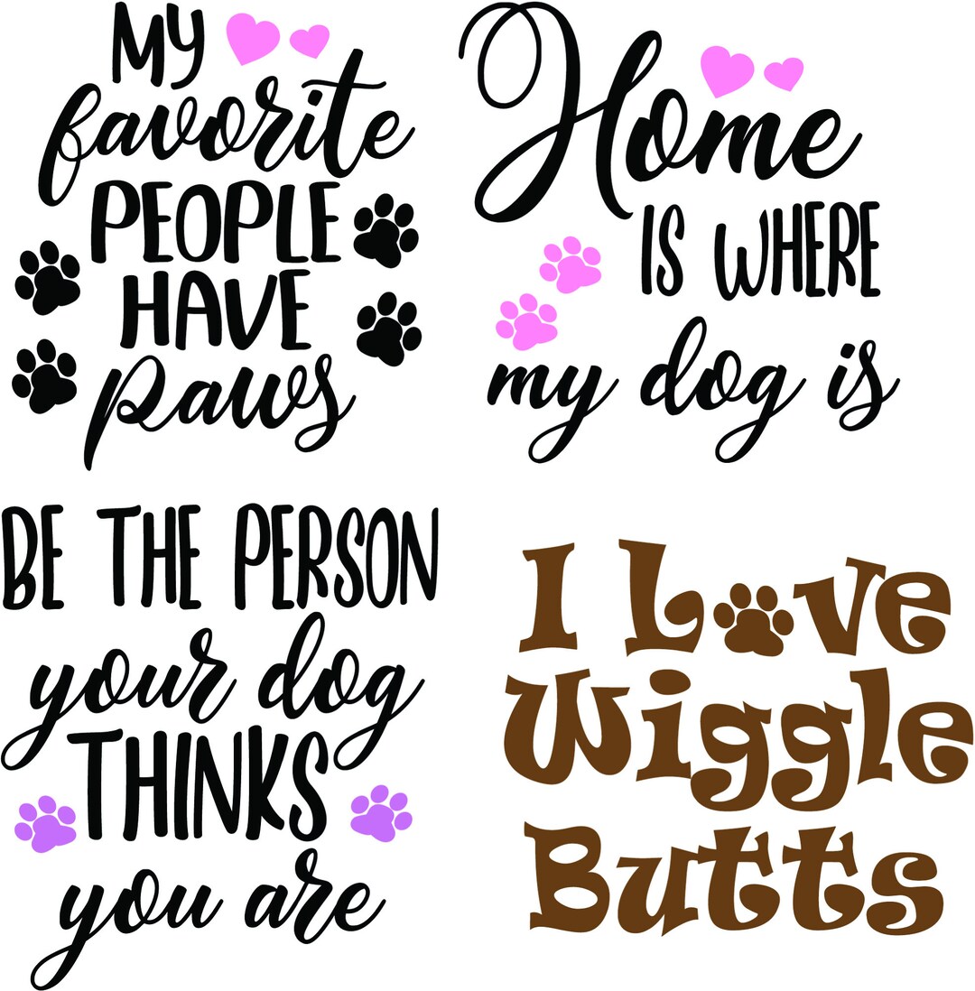 Pets Dog Cat Coasters Bundle SVG - Etsy