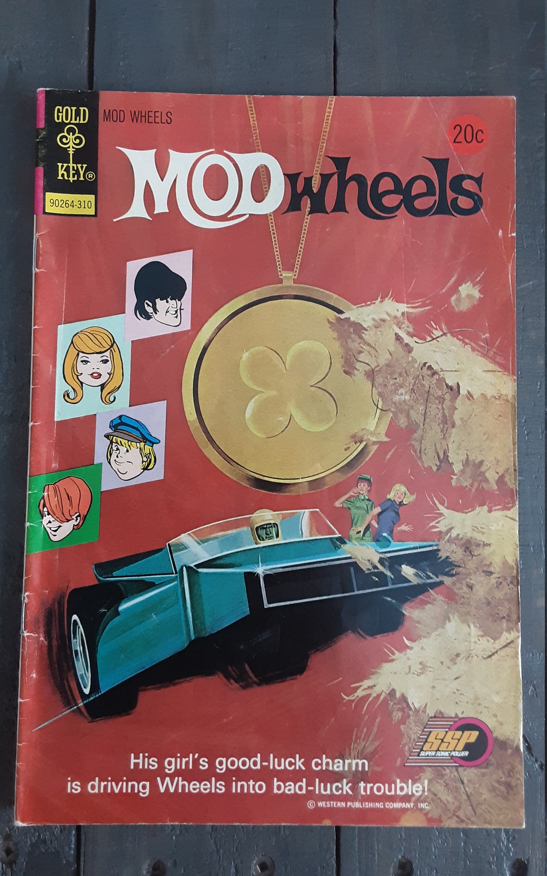 Mod Wheels 10 ORIGINAL Vintage 1973 Gold Key Comics Comic Book - Etsy