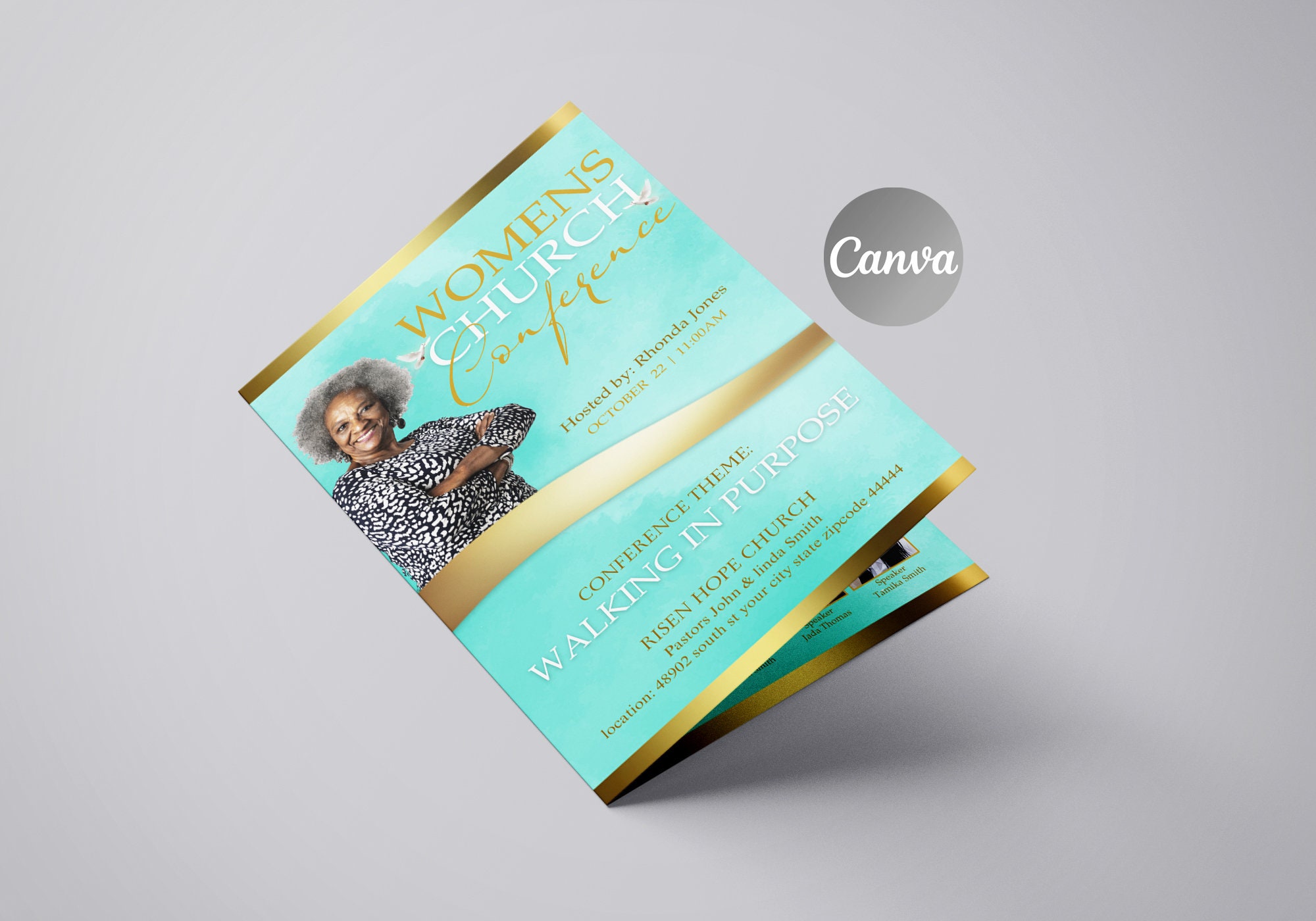 Womens Church Conference Brochure, Womens Church Conference Program - Etsy