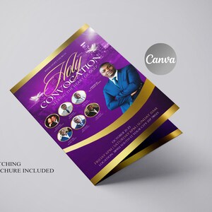 Holy Convocation Church Flyer, Church Flyer, 2 Colors Included - Etsy
