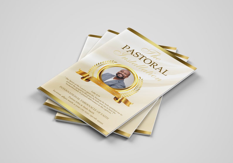 Pastoral Installation Service Brochure, Pastoral Installation Service ...