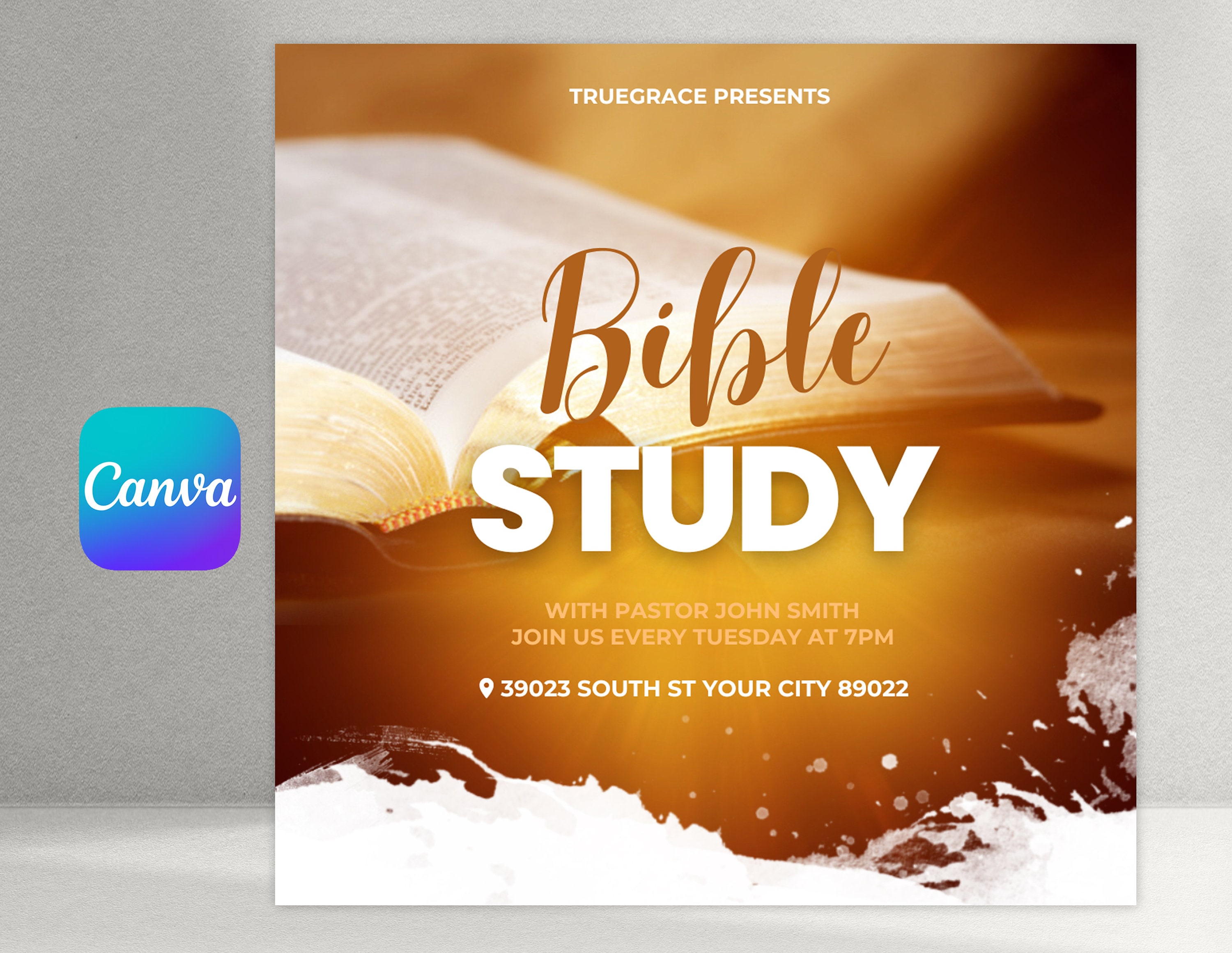 College Bible Study Flyer