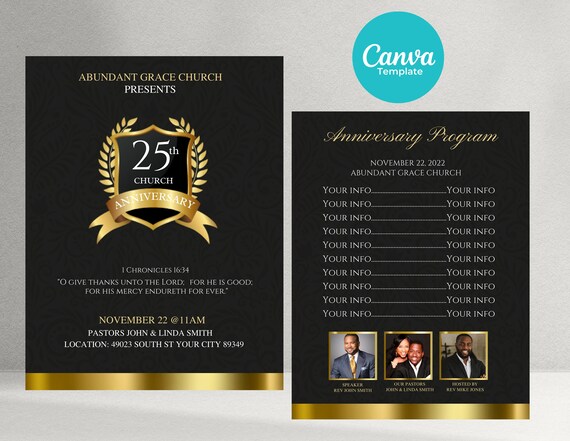 Church Anniversary Programs