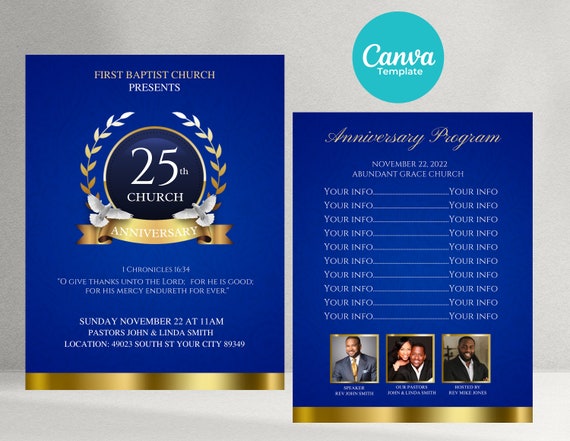Church Anniversary Programs