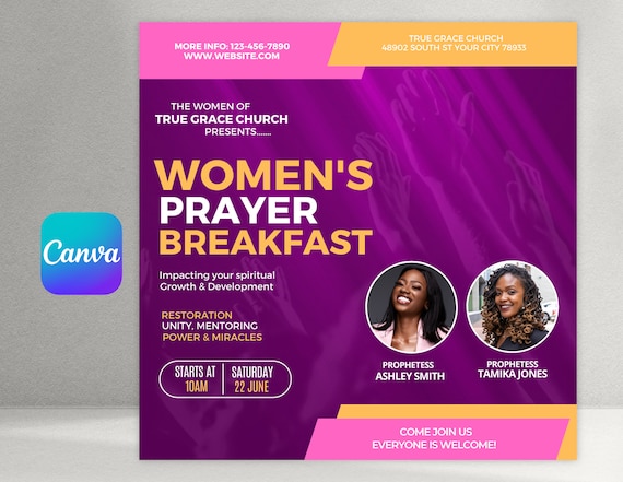 Church Prayer Breakfast Flyer