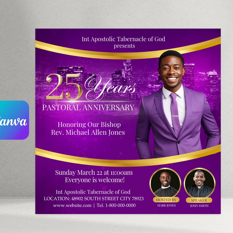 Church Anniversary Ad - Etsy