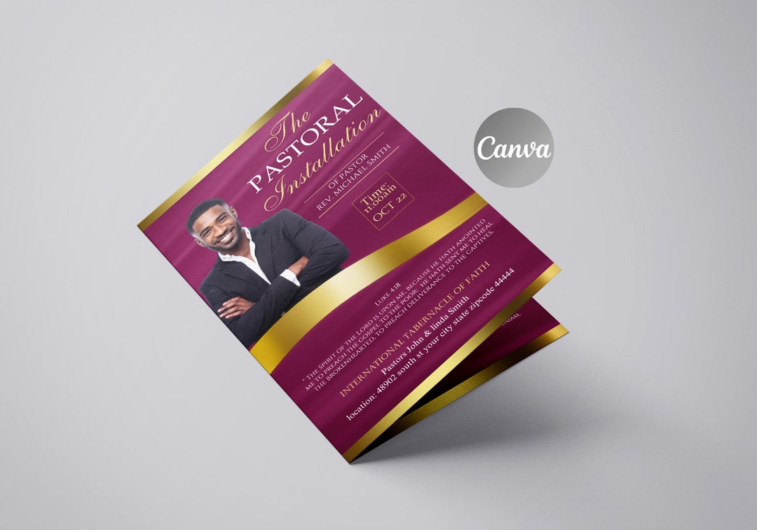 Pastoral Installation Service Brochure, Pastoral Installation Service ...