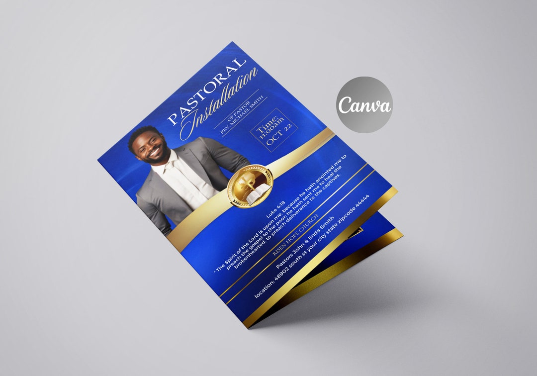 Pastoral Installation Service Brochure, Pastoral Installation Service ...
