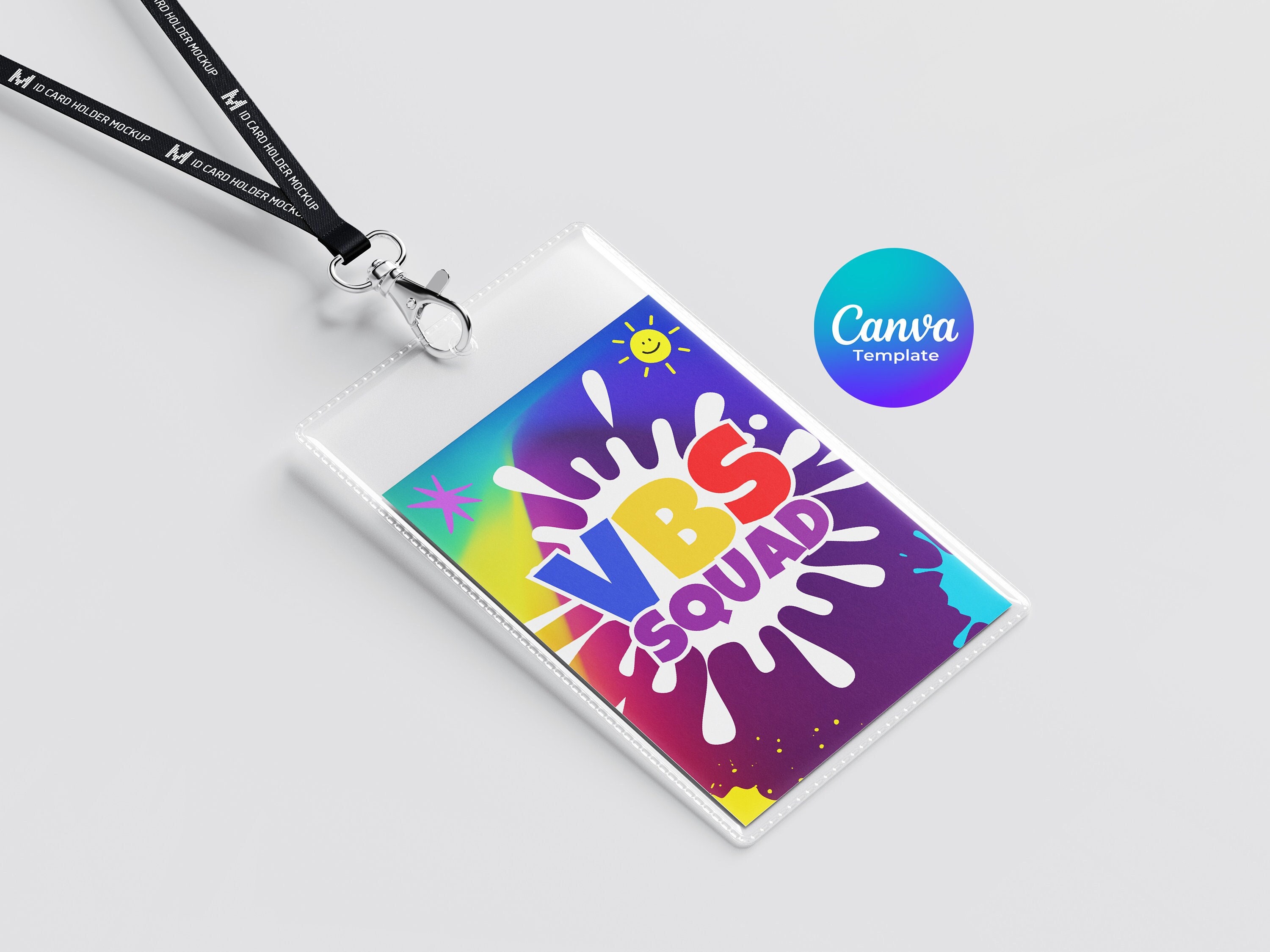 Vacation Bible School Badge Template, VBS Badge, VBS Volunteer Badge ...