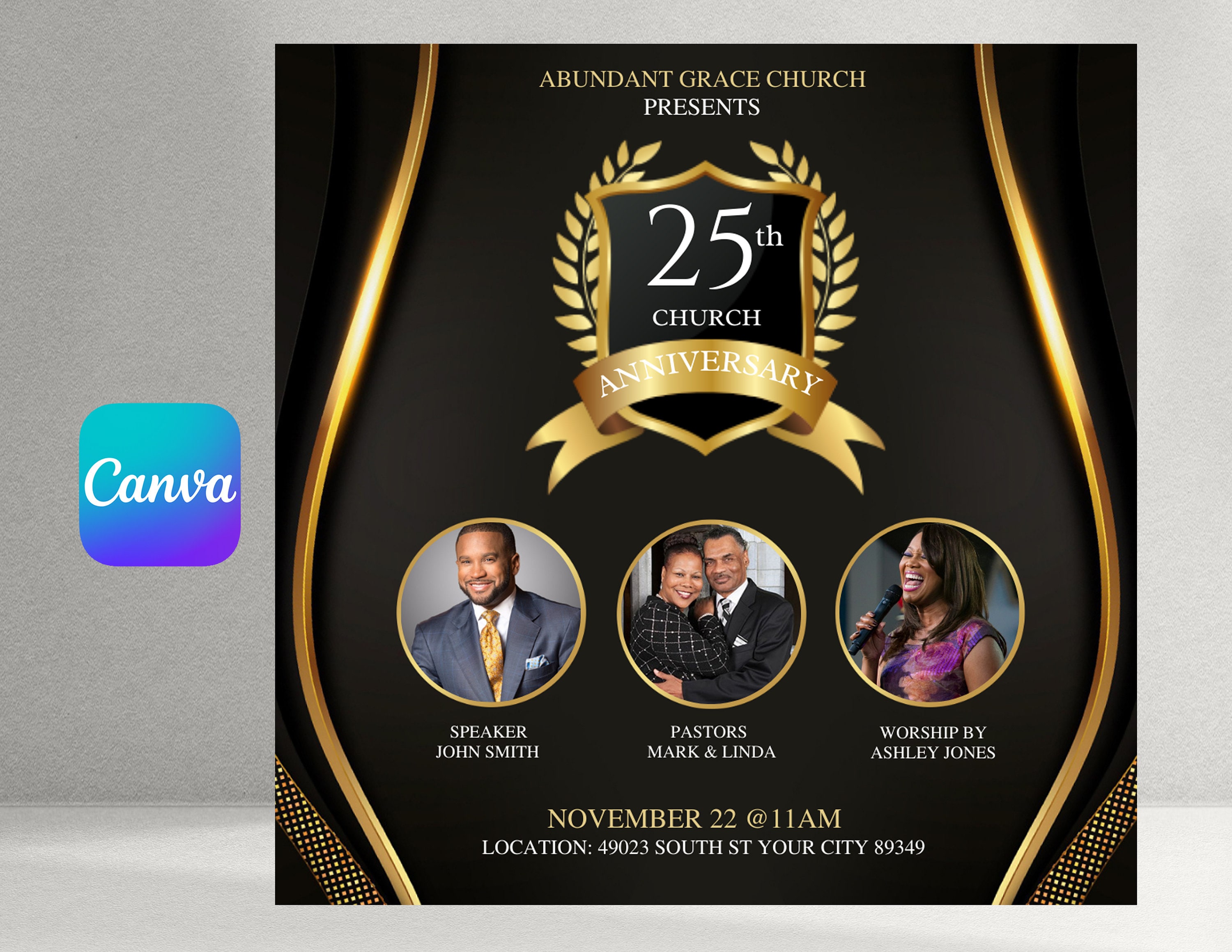 Church Anniversary Flyer