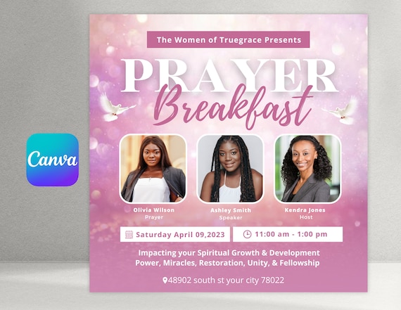 Prayer Breakfast Flyer Template