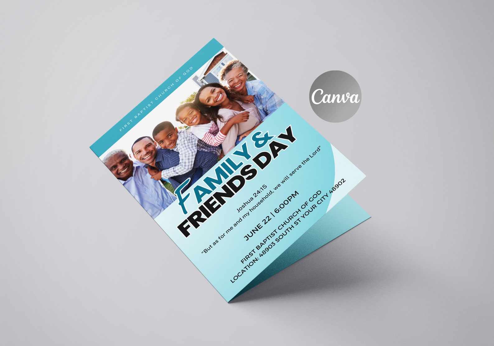 Family and Friends Day Program, Family and Friends Day Brochure, Church ...