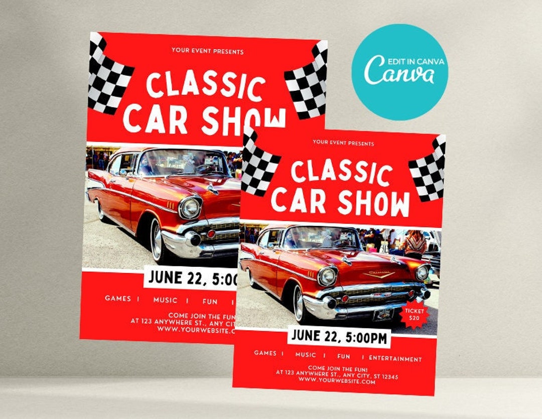 Car Show Flyer - Etsy