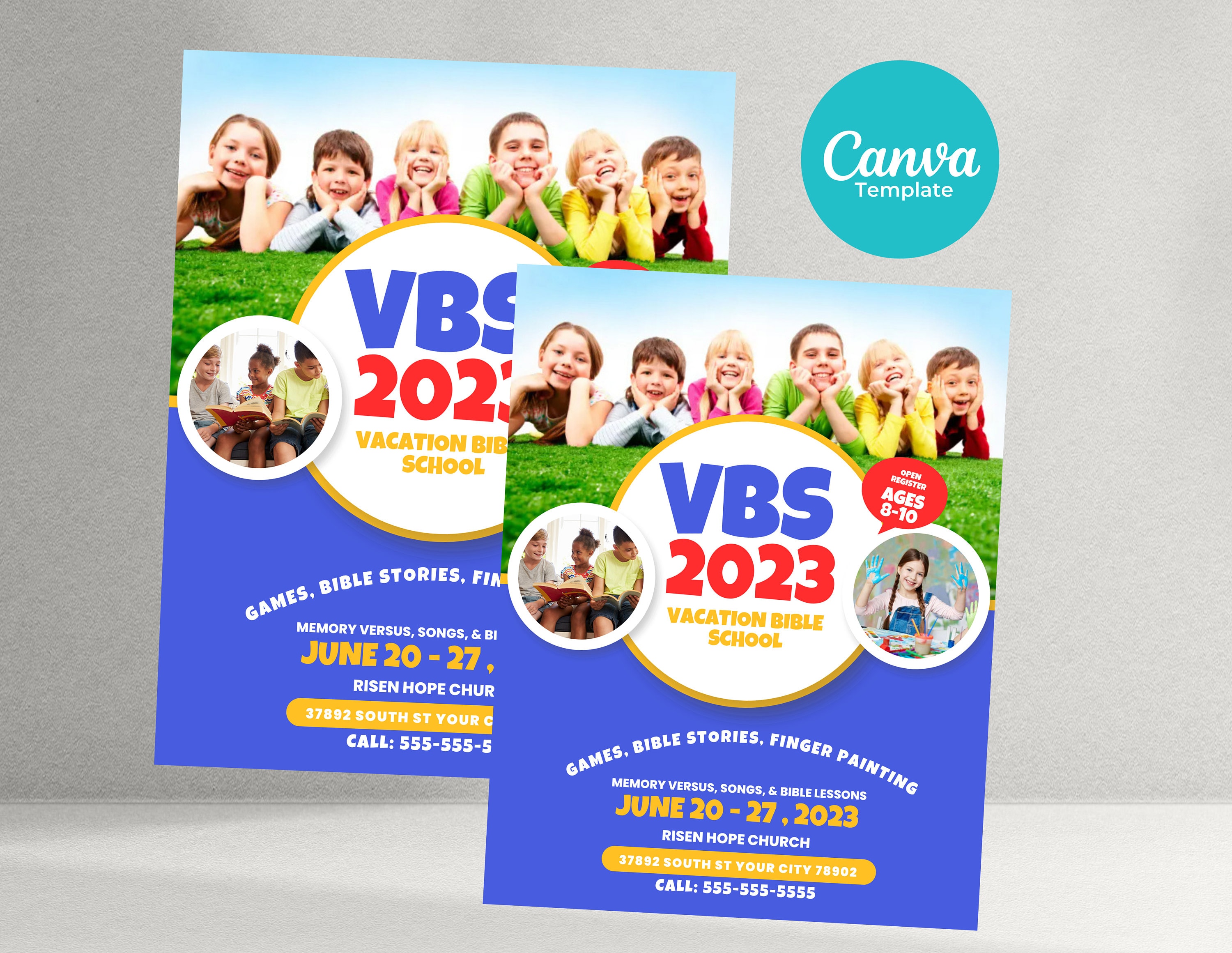 Vacation Bible School Flyer, VBS Flyer, Church Flyer - Etsy