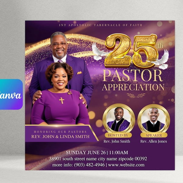 Appreciation Pastor Banners - Etsy