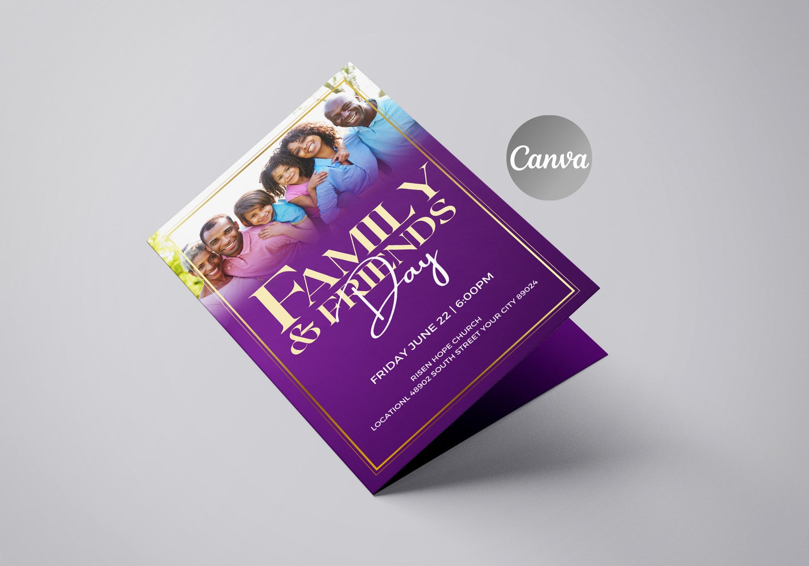 Family and Friends Day Program, Family and Friends Day Brochure, Church ...