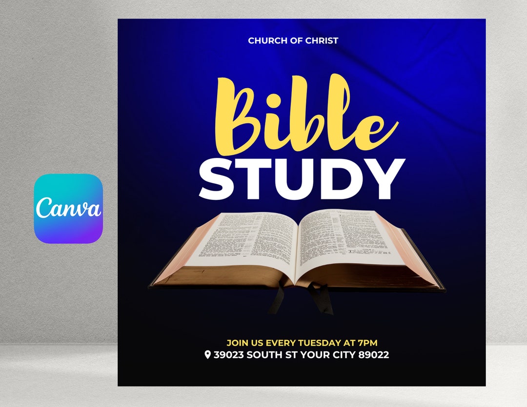 Bible Study Flyer - Etsy