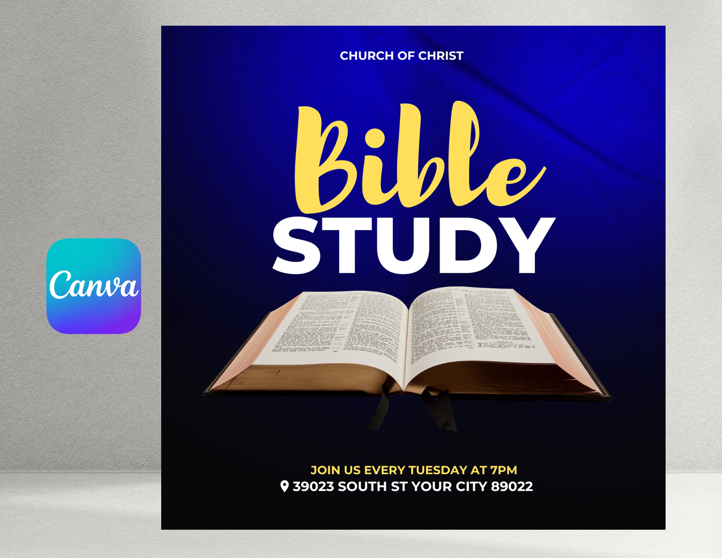 Bible Study Flyer - Etsy