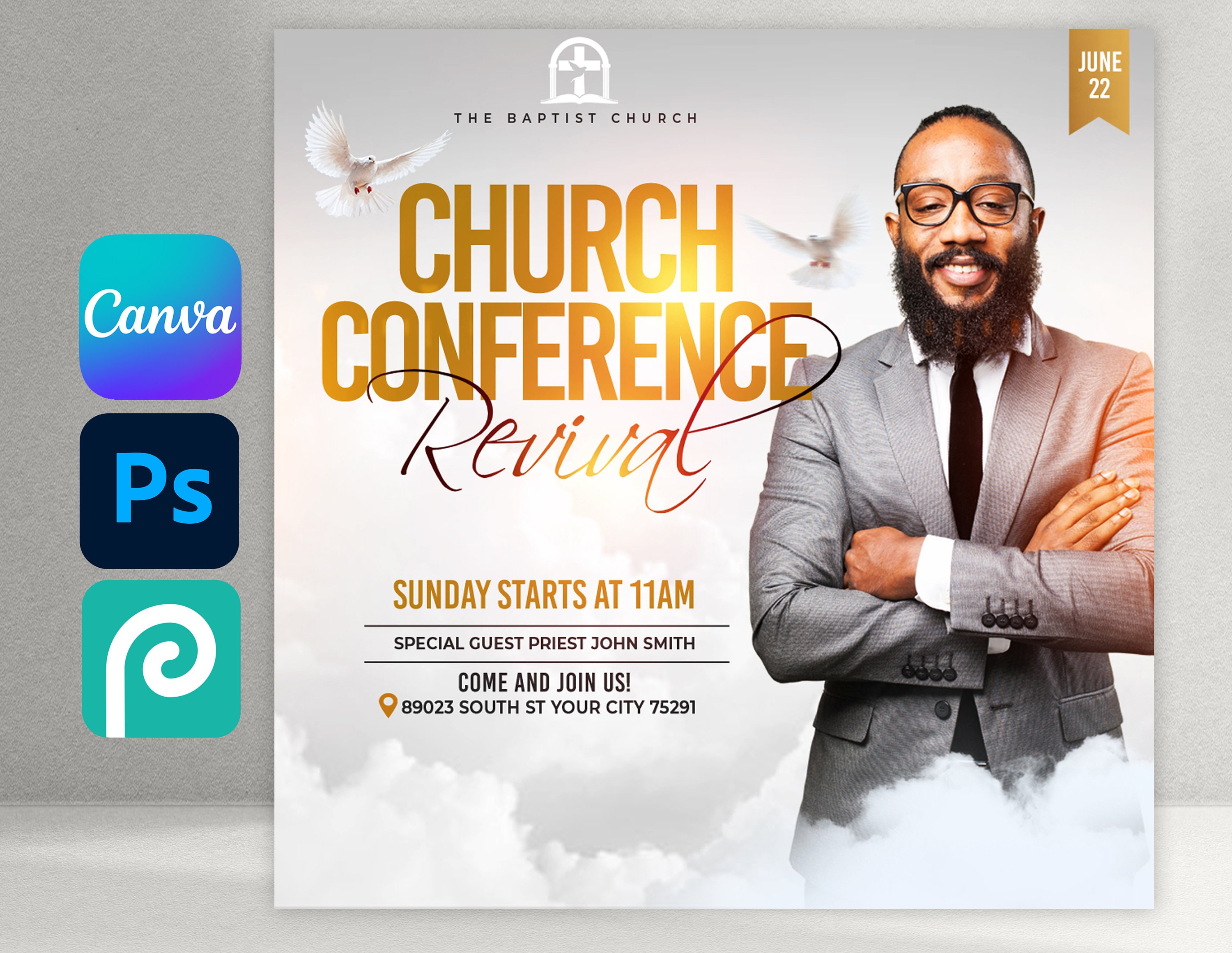 Church Flyer - Etsy