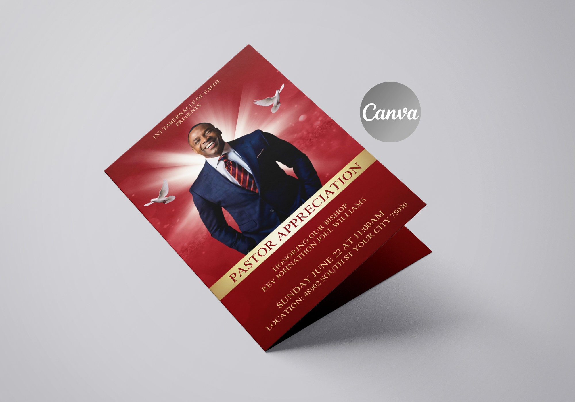 Pastor Appreciation Program, Pastor Appreciation Brochure, Church ...