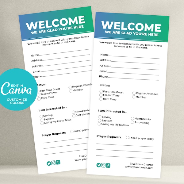 Church Welcome Sign - Etsy