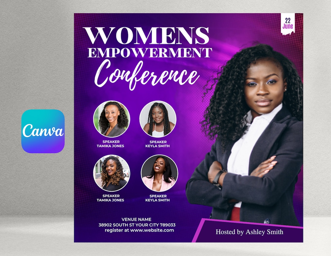 Womens Empowerment Flyer Template - Etsy