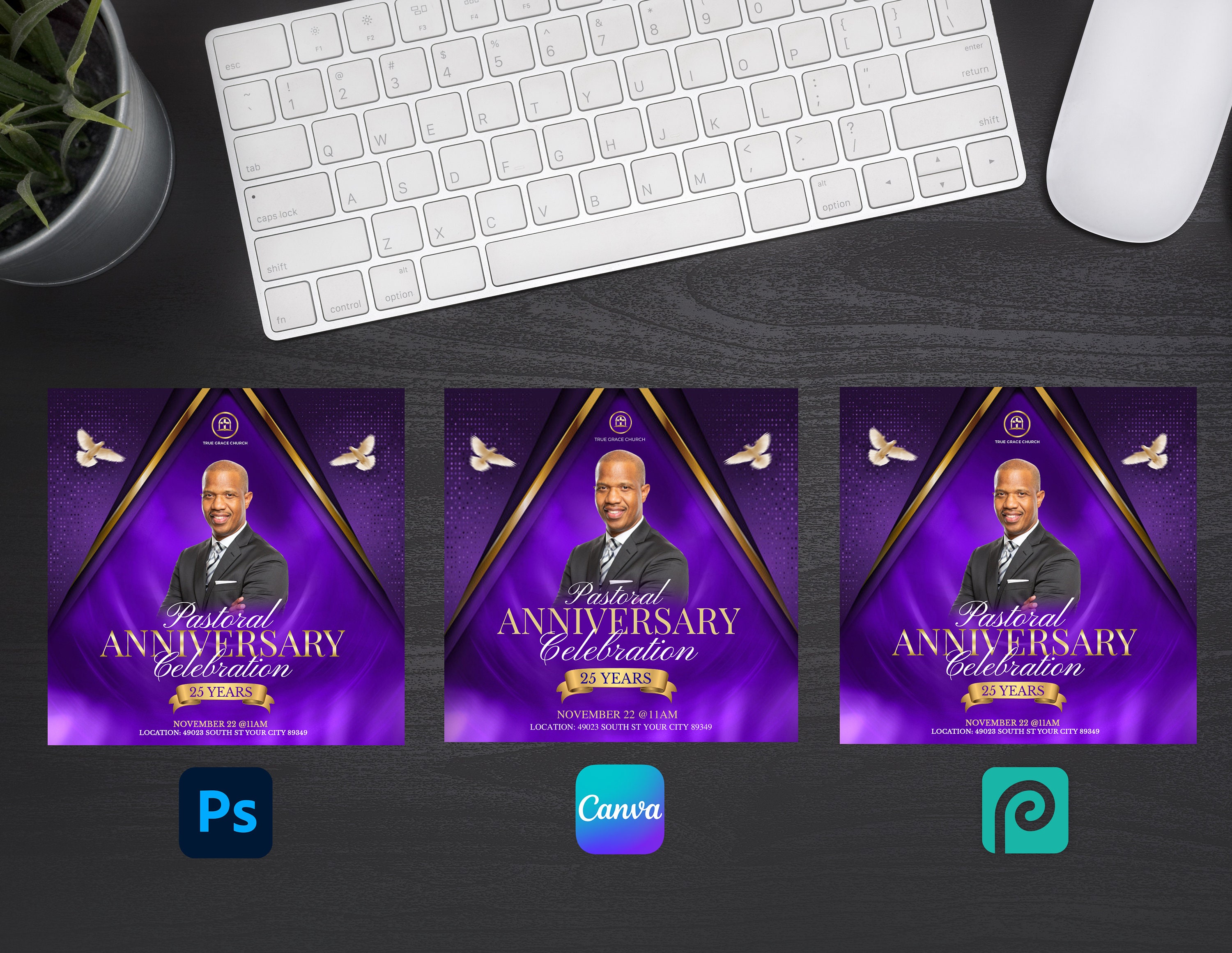 Church Anniversary Flyer - Etsy