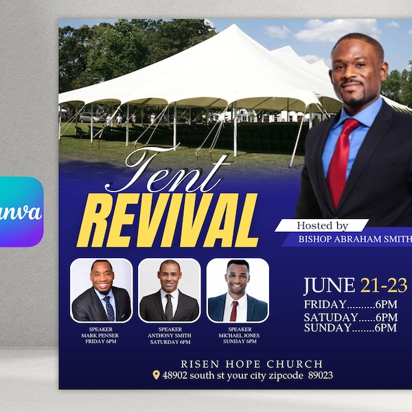 Revival Flyer - Etsy