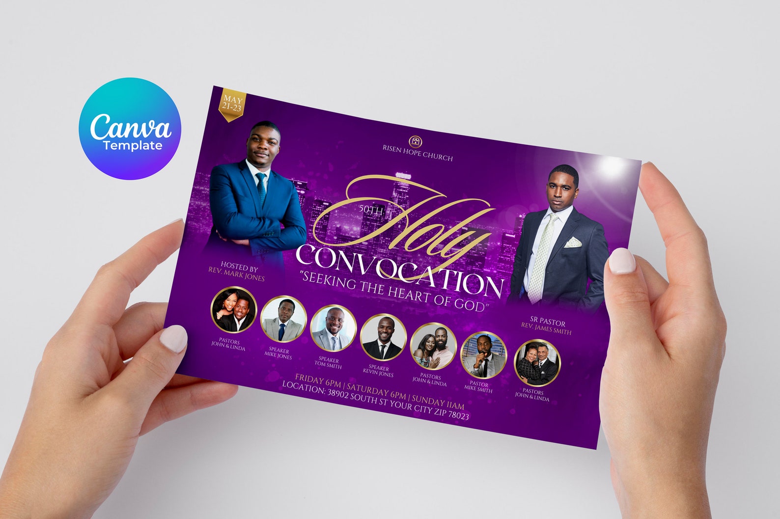 Church Holy Convocation Flyer, Church Flyer - Etsy