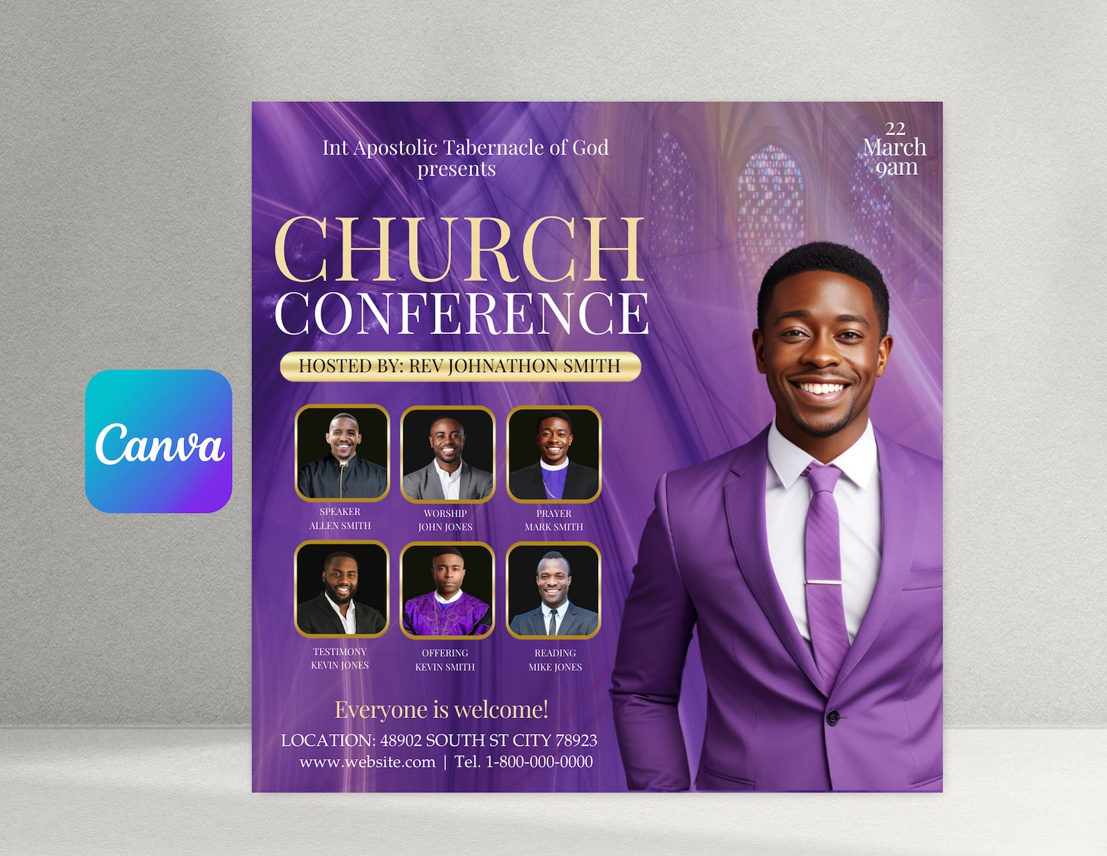 Church Conference Flyer, Church Flyer - Etsy