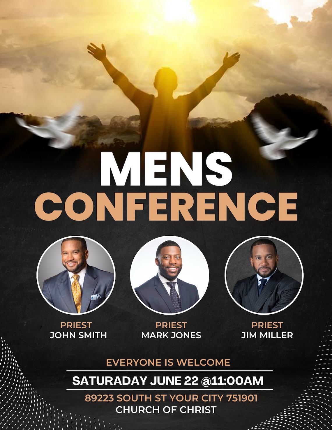 Mens Conference Flyer - Etsy
