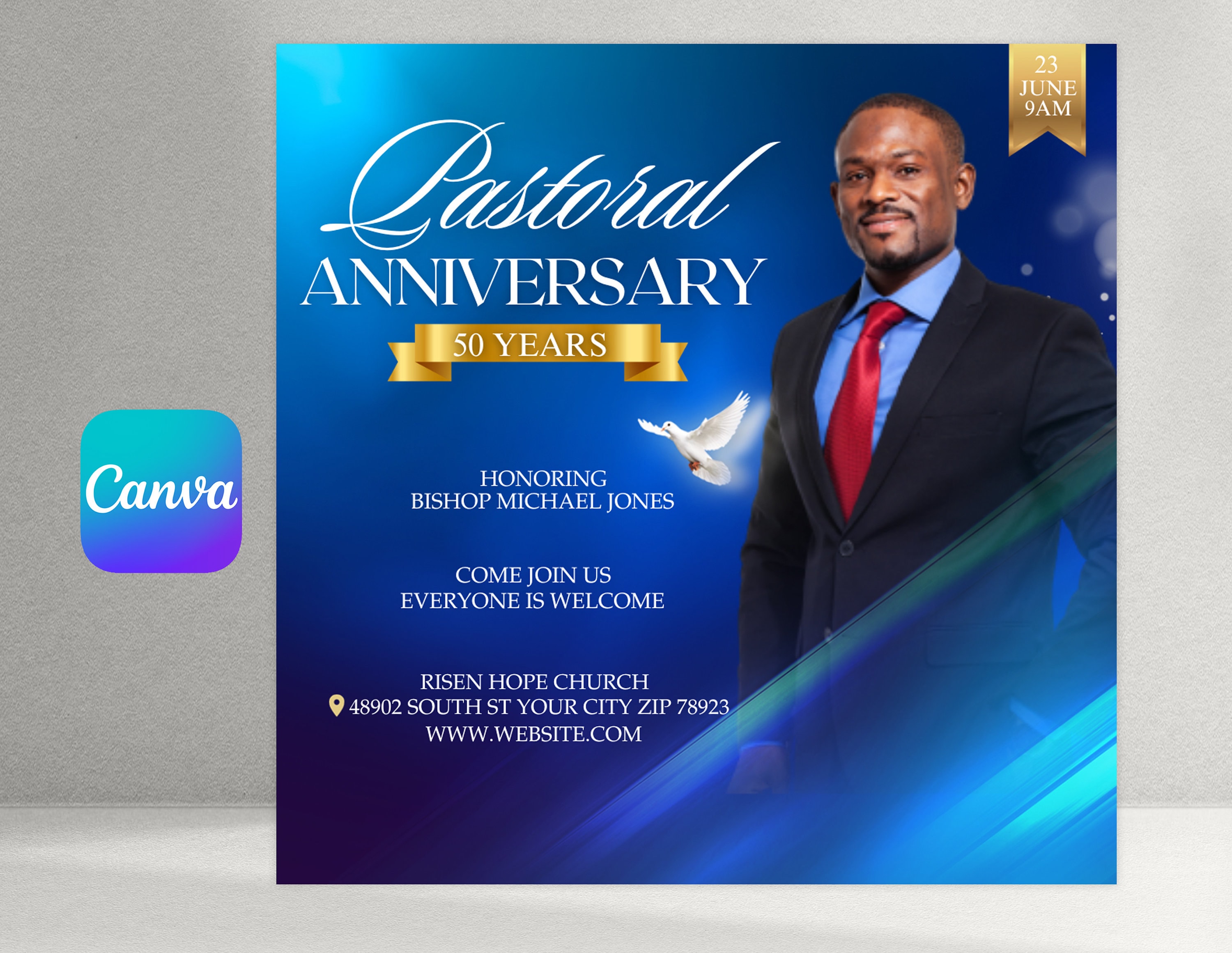Welcome For Pastor Anniversary Occasion